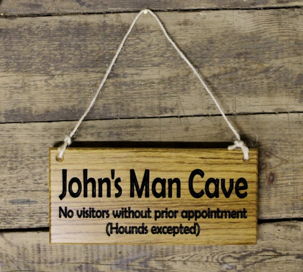 Personalised Strung Sign - Timber – Natural Signs