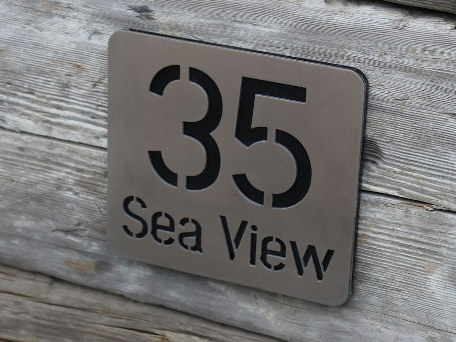 Square - Metal and Acrylic – Natural Signs